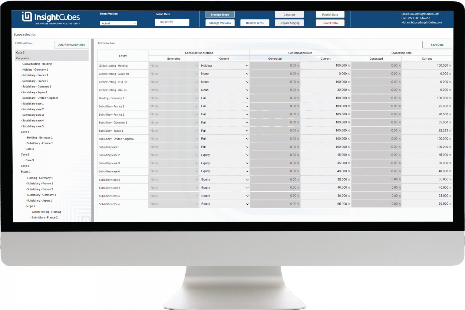 Consolidation on SAP Analytics Cloud (SAC) - InsightCubes