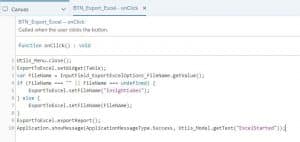 Export Excel, CSV, Or PDF with SAP Analytics Designer
