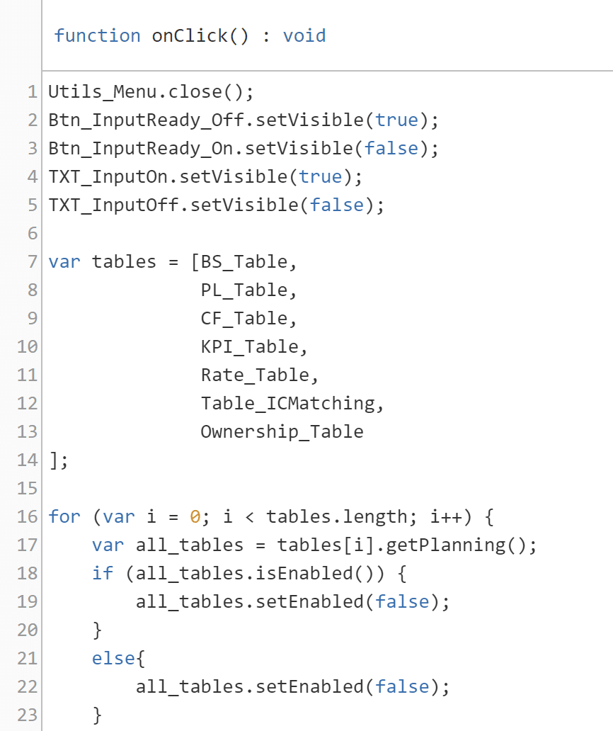 How to use the getPlanning() API and its methods and functions