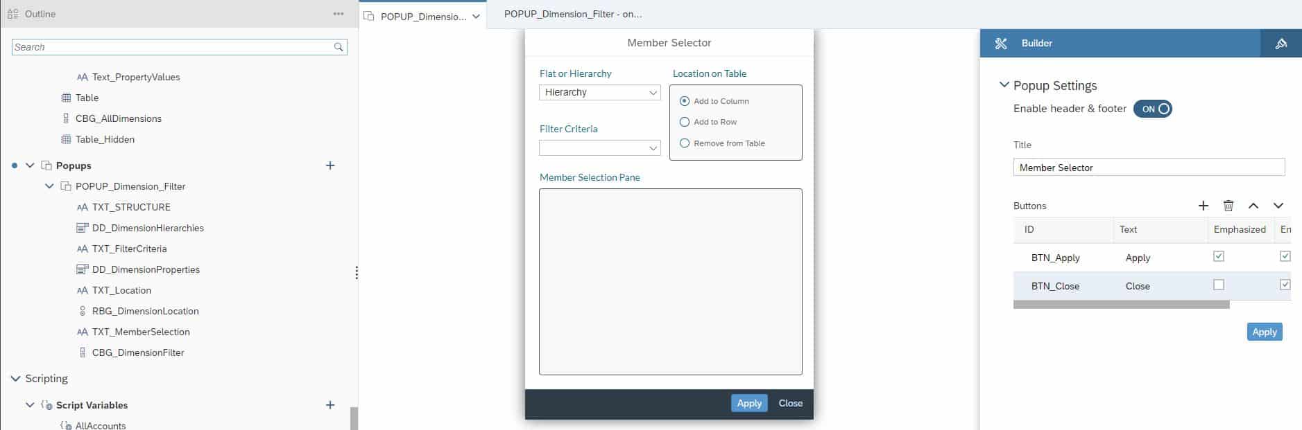 How to use getDimensions() and getDimensionProperties() API's