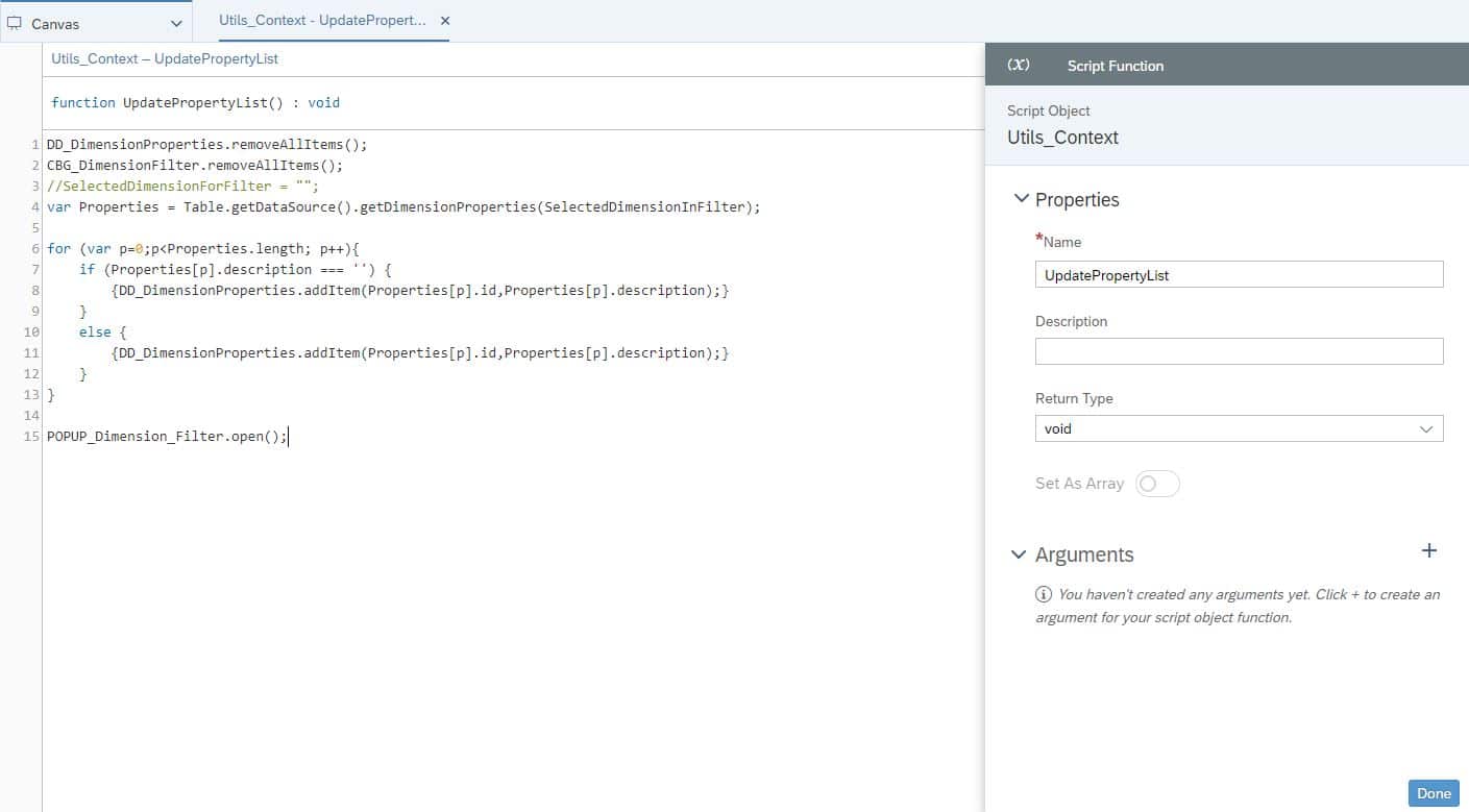 How to use getDimensions() and getDimensionProperties() API's